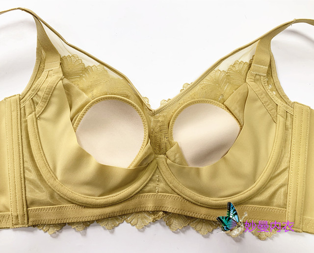 New Meiting bra underwear 1196 thin lace beautiful back full cup soft ...