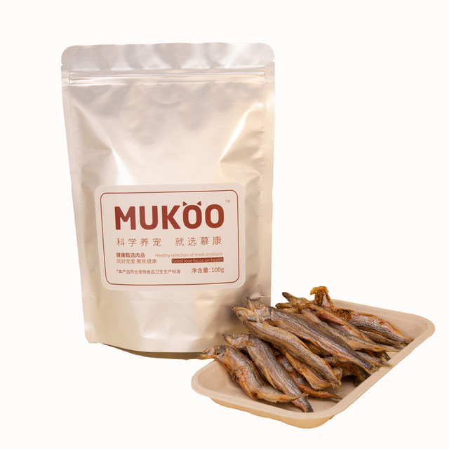 MUKOO freeze-dried spring fish multi-seeded female fish dried cat ...