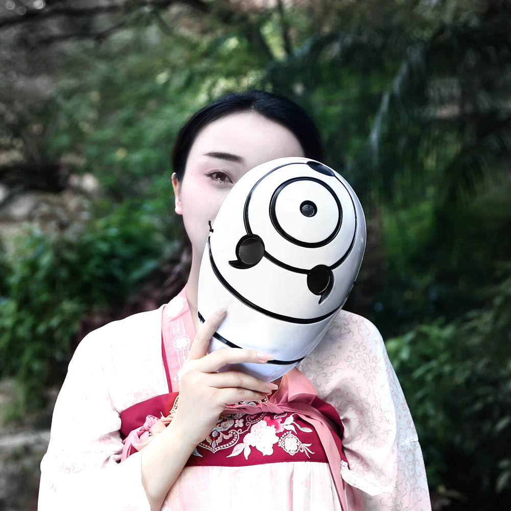 Naruto Obito Anbu Mask - Bijela maska od smole za cosplay anime