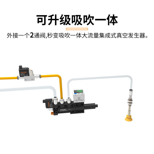 Integrated vacuum generator integrated AKV23 with damage valve suction ...