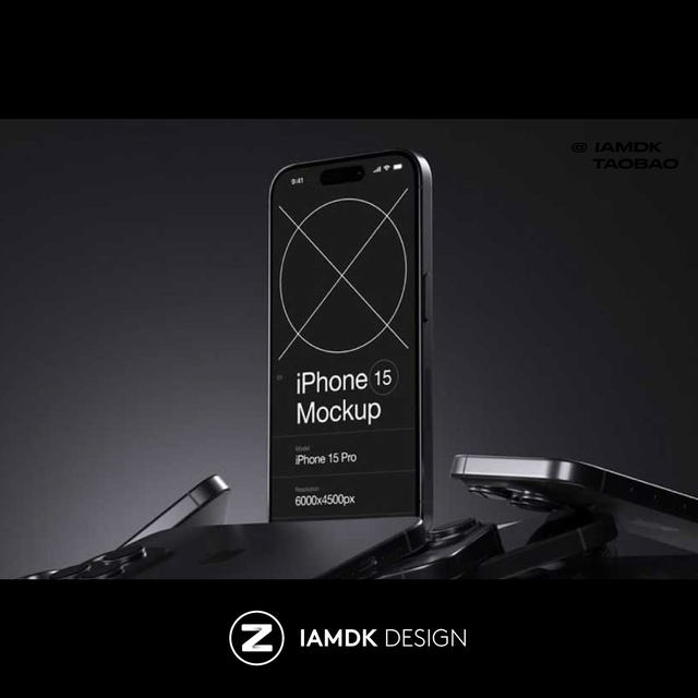 16 industrial blackened iphone 15 Pro mobile phone screen demonstration ...