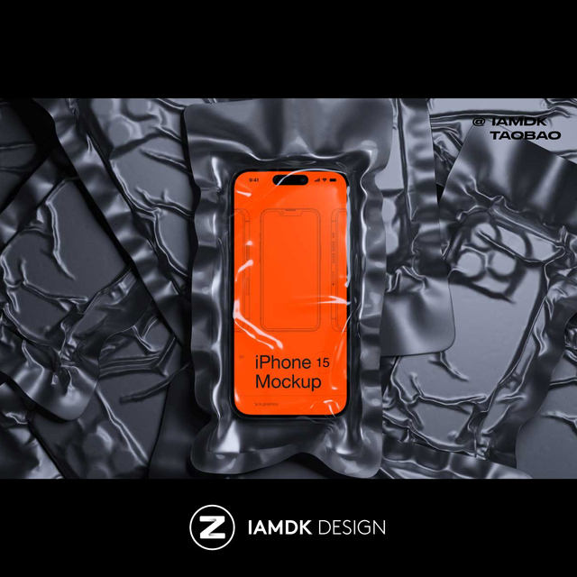 16 Dark Industrial Wind iPhone15pro mobile phone screen demonstration ...