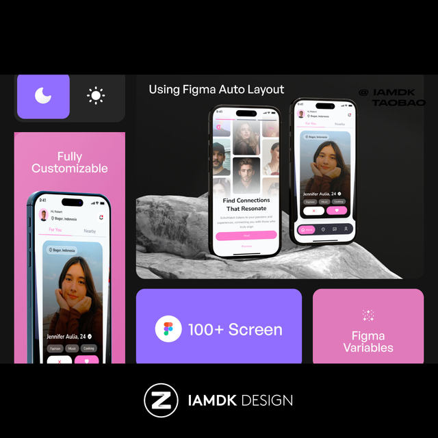 100+ screen dual color matching chat dating social media software AppUI ...