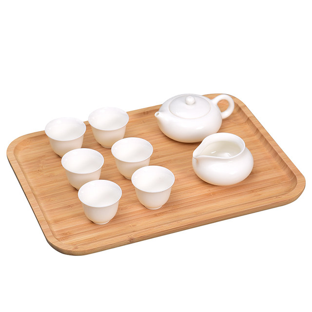 Bamboo and wood -quality tray hotel water fruit disk snack disk water ...