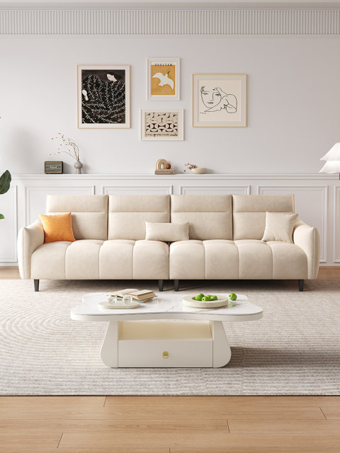 Cream style ins Nordic simple internet celebrity small apartment casual ...