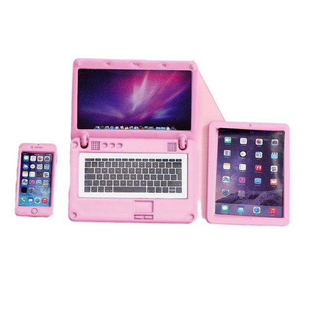 Mini computer toys, simulated small items, gadgets, miniature food and ...