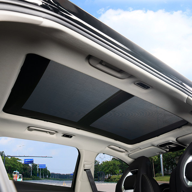 Car panoramic sunroof sunshade, car sun protection, heat insulation ...