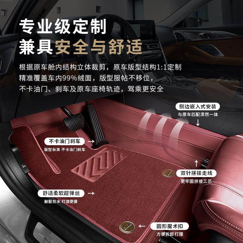 Panda MINI foot pads 360 Aviation soft bag pads 23-25 Geely panda all ...