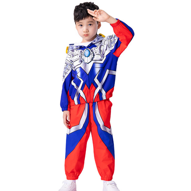 Ultraman Clothes Autumn Boys' Suits Sports New Trendy Boys Luminous ...