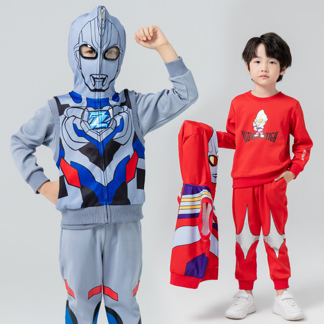 Ultraman Clothes Children's Clothing Three-piece Set 2025 Spring and ...