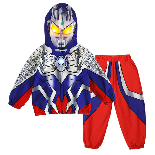 Ultraman Clothes Children's Autumn and Winter Clothing Set 2024 New ...