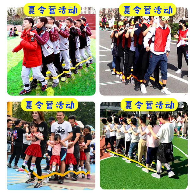 Group building giant footsteps strap outdoor expansion training ...