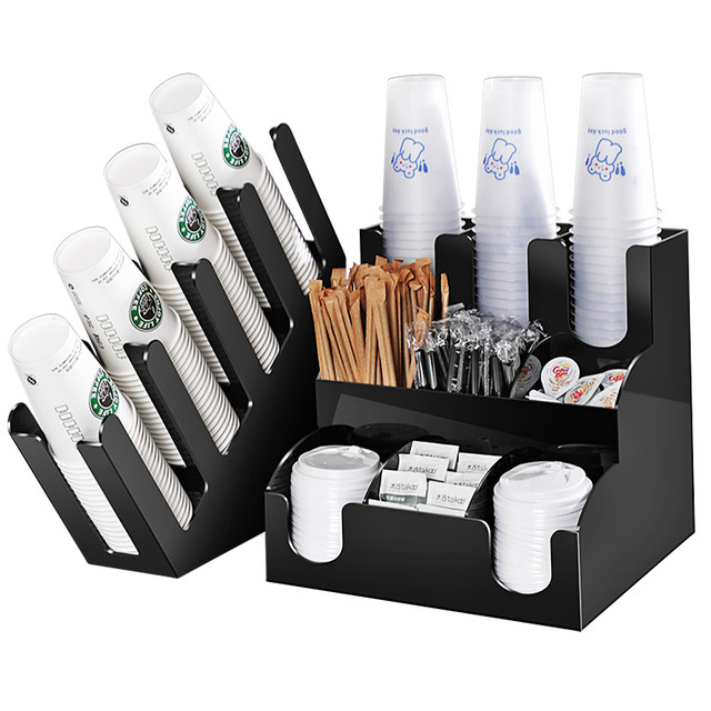 Milk tea cup placement rack cup holder milk tea shop storage rack paper ...