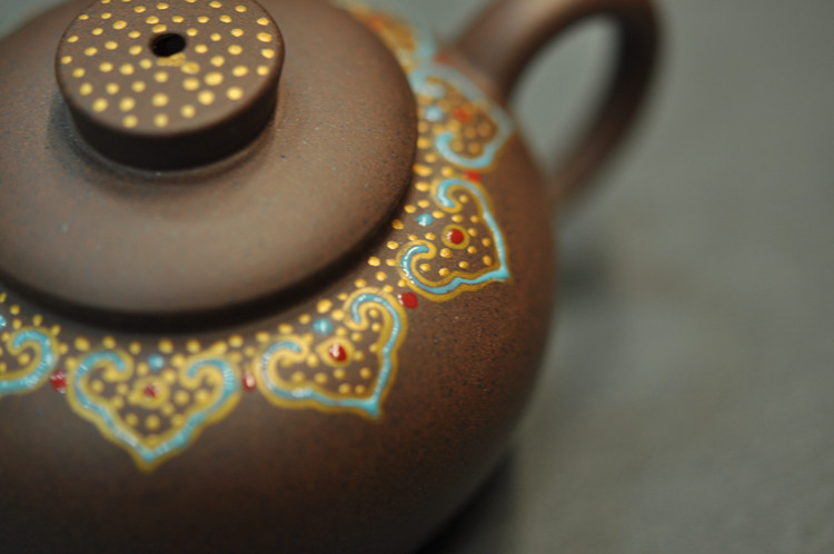 Youlanxuan 100CC pure handmade sketch gold enamel color raw ore purple ...