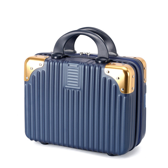 Luggage women's small lightweight 14-inch suitcase cosmetic bag travel ...
