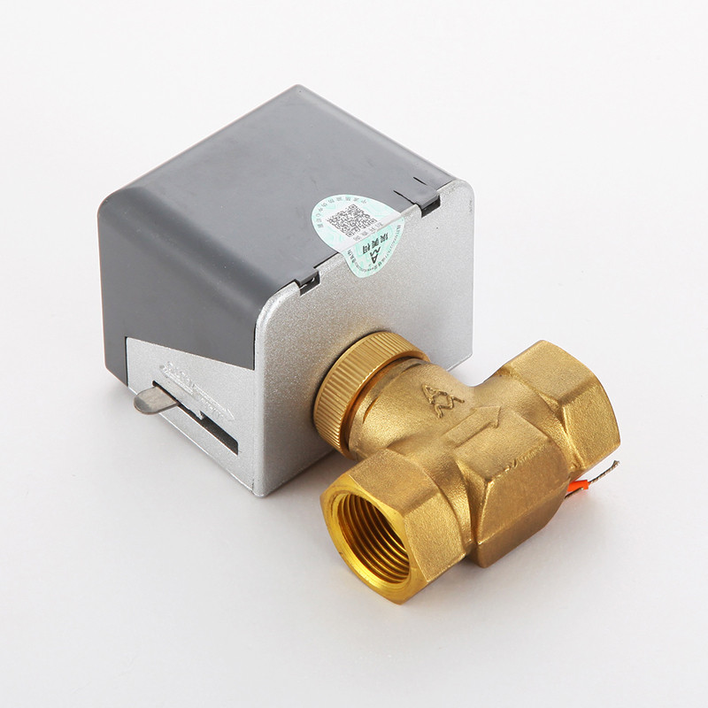 Genuine Amico electric two-way valve brass thickened electric valve air ...