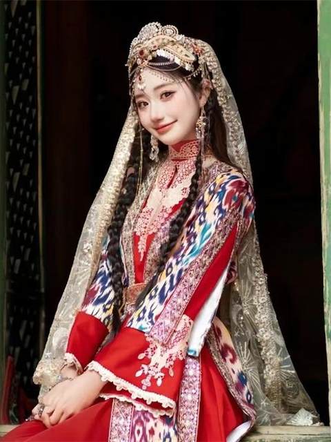 New Xinjiang Kashgar Princess Girl Western Region Style Hanfu Uyghur ...