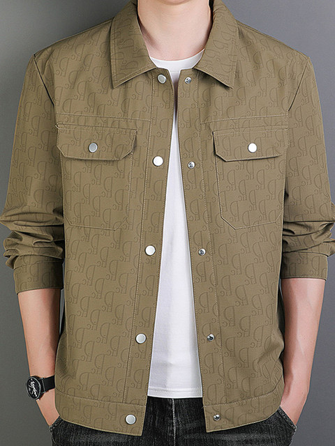 2025 New Men's Spring and Autumn Business Casual Jacket with a High-End ...
