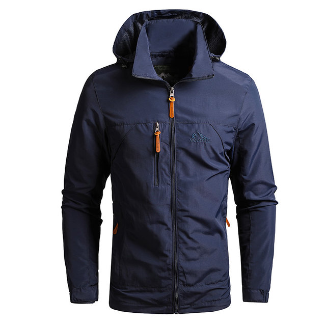 So worth it! Waterproof windproof jacket, men's removable hooded jacket ...