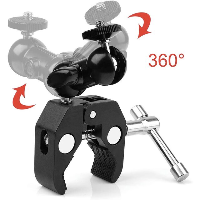 Metal car bracket crab claw clamp strong fixed clamp weird hand pea ...