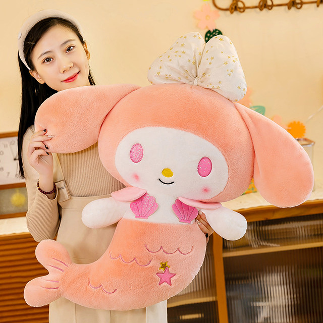 New Kuromi Doll Mermaid Series Melody Plush Toy Large Rag Doll Doll ...
