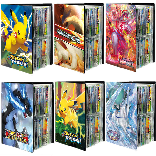 Pokemon Card Book Collection Pokemon Vmax Card Collection Book Pikachu ...