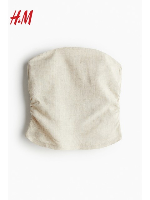 HM women's clothing spring tube top fashion inside with sleeve -free ...