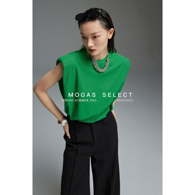 Mogas summer B-in single product comfortable right-angle wide shoulder ...