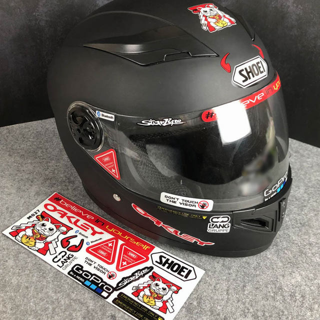 SHOEI reflective motorcycle helmet sticker Aiar lens sticker Marquis No ...