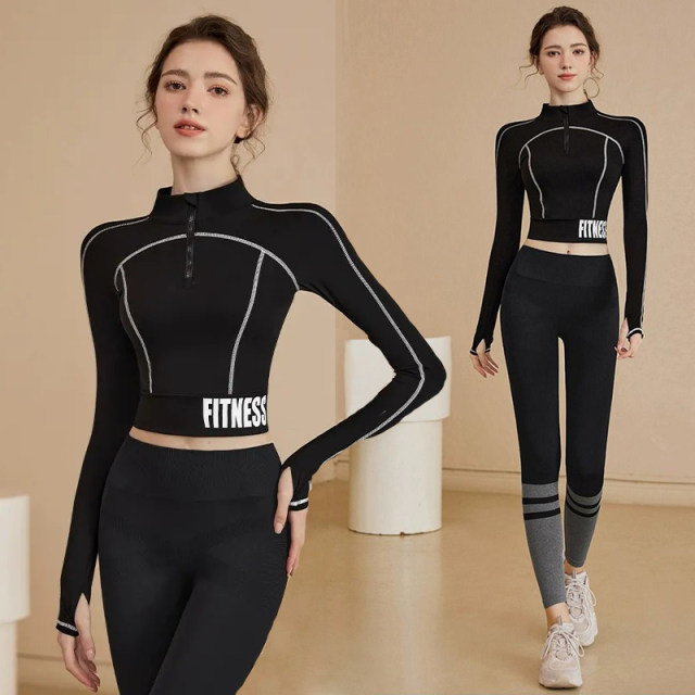 Running Professional Pilates Yoga Clothing Set Women's Quick-Drying ...