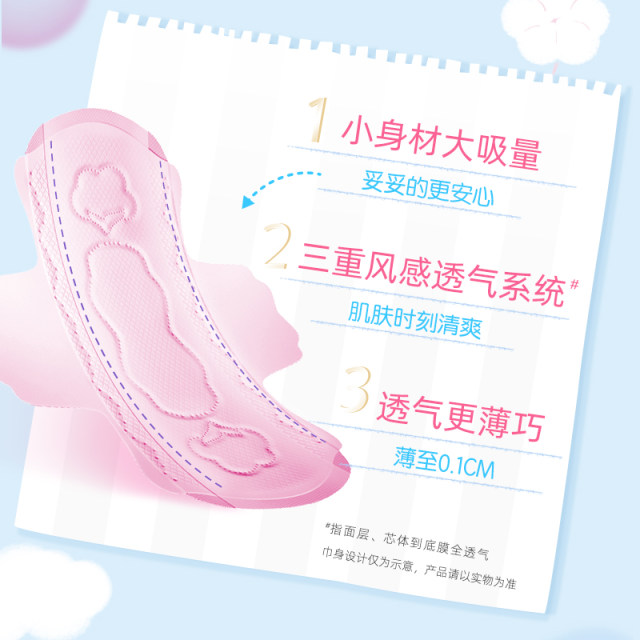 Jieting mini sanitary napkin with wings 180mm small volume small pads ...
