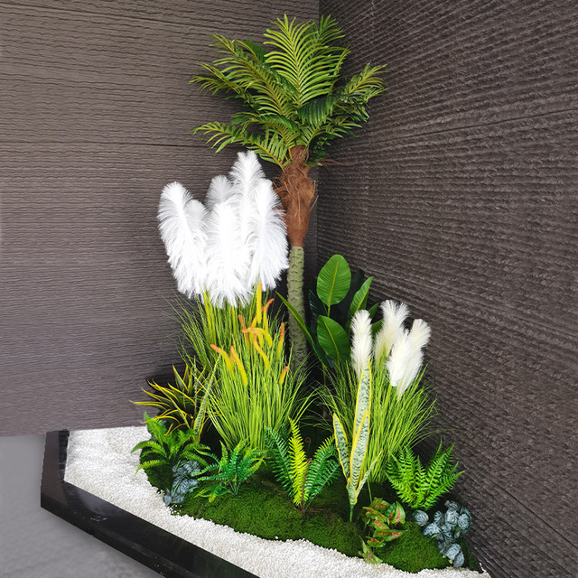 Simulation Green Plants Landscape Tropical Bionic Bionic Indoor ...