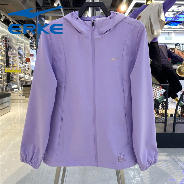 Hongxing Erke Sports Women's Top 2023 Spring New Sports Windproof ...