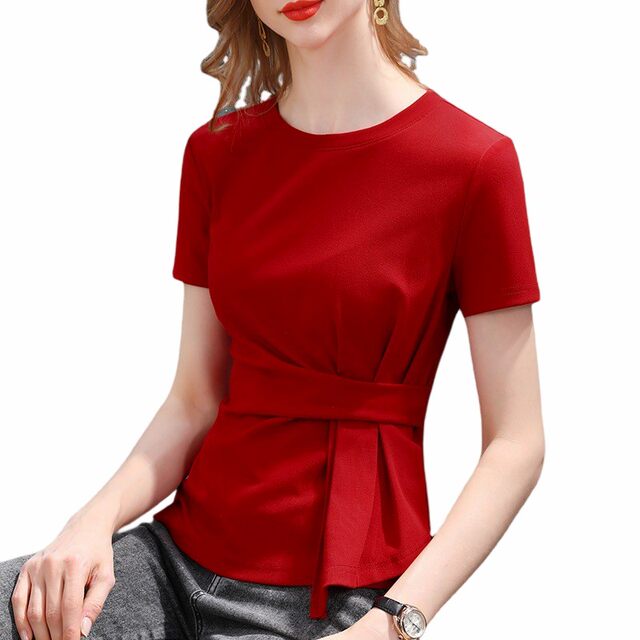 Korean style wear women's summer tops women's t-shirts women's short ...