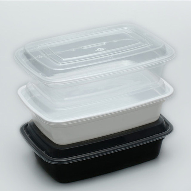 750ml American rectangular disposable lunch box 900ml take-out packing ...
