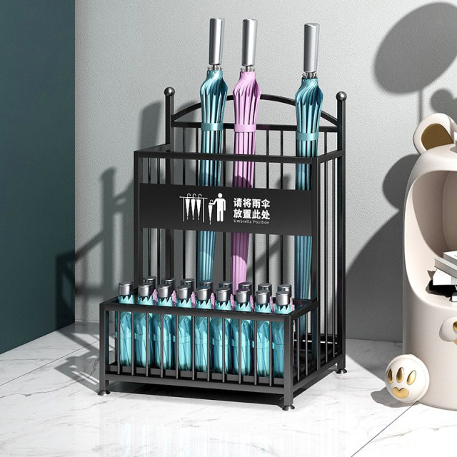 Umbrella rack storage rack large capacity door umbrella bucket ...