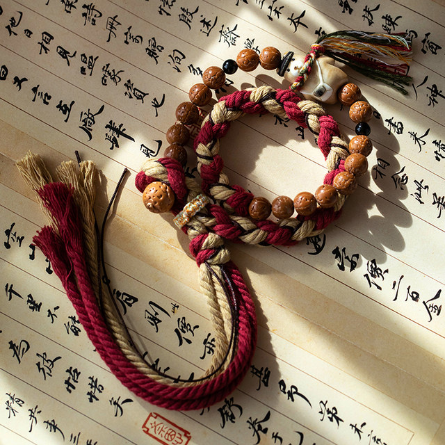 Dashantang natural material hand-painted antlers and bear woven hand ...