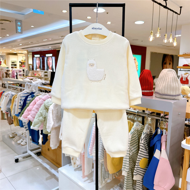 Absorba Love Treasure soft velvet suit for men and women from Korea ...