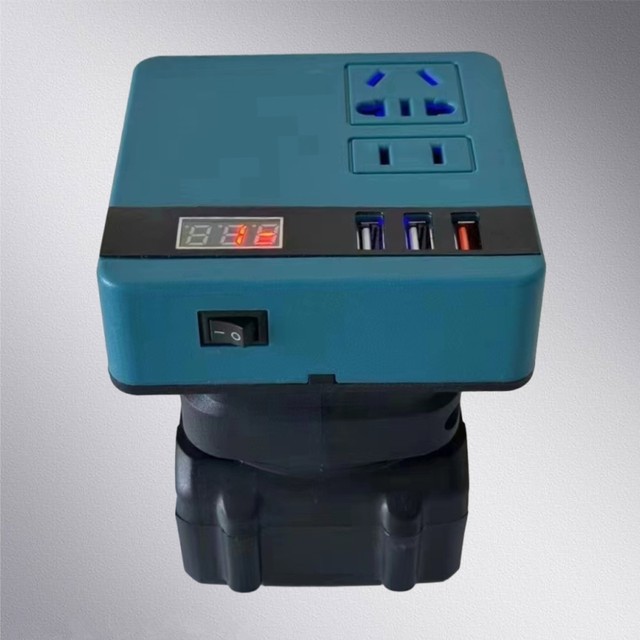 Multifunctional tool battery power bank voltage converter 12V/9V/5V ...