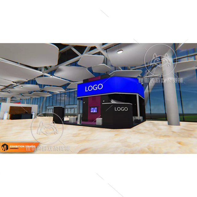 Unity Exhibition stands - conference exhibition scene 2.0