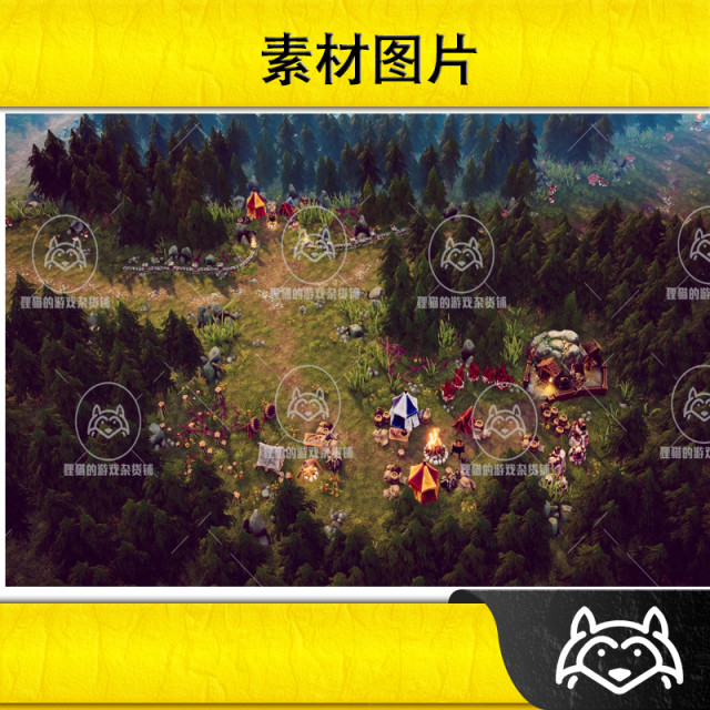 Unity Top Down - Fantasy Forest URP 1.3 Overlook Fantasy Forest Scene