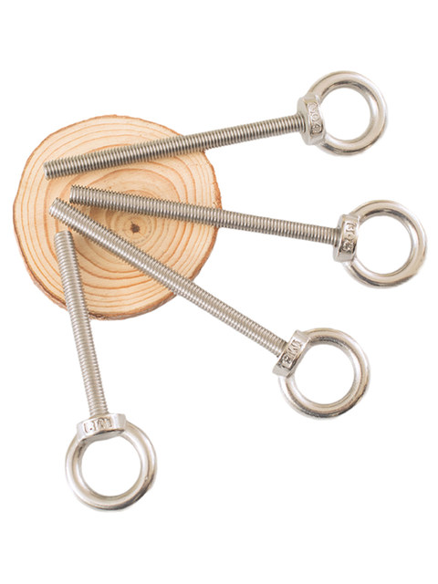 304 stainless steel eye screws extended eye bolts round ring screws ...