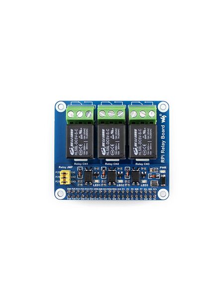 Raspberry Relay Expansion Board 3-Channel Relay Control With Optocoupler Isolation RPi Relay ...