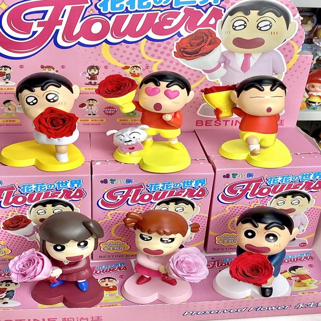 Exclusive Crayon Shin-chan Flower World Preserved Flower Series Blind ...