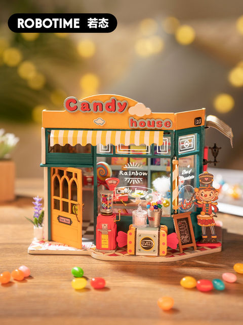 If you come to the Rainbow Candy House DIY House Handmade Forming Model ...