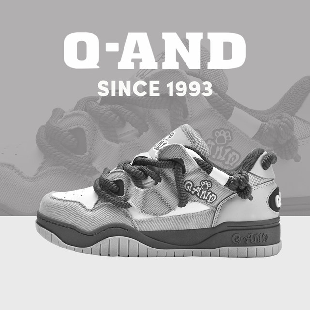 QAND QANDA men's shoes couple's same style student bread shoes women's ...