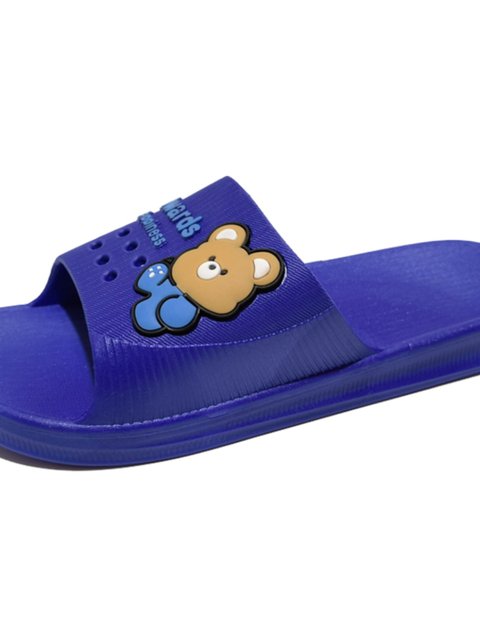 Xibujia new summer couple slippers bear big children soft rubber ...