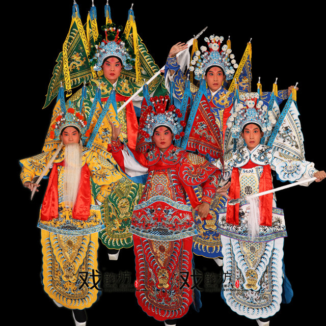 Opera costumes for men, drama military commanders, Peking opera martial ...