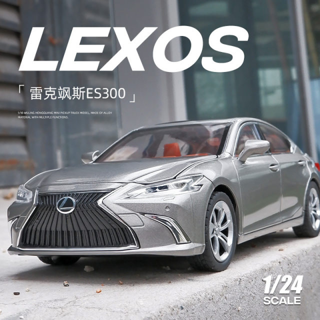 1:24 alloy car model Lexus sedan Lexus ES300H alloy car model men's toy simulation car model