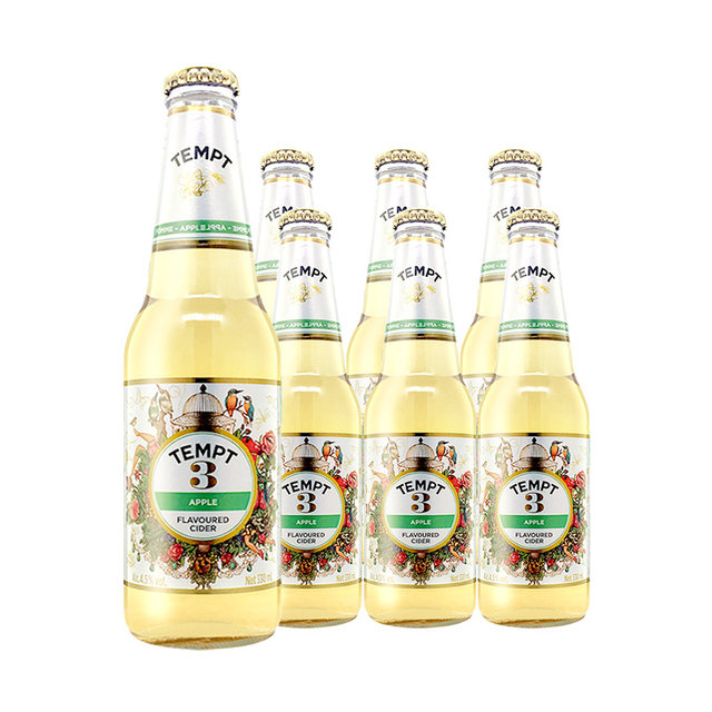 TEMPT Temptation Beer Cider Cider 1/3/7/8/9 Elderflower Nectar Peach Cherry Flavor 330ml*3 bottles